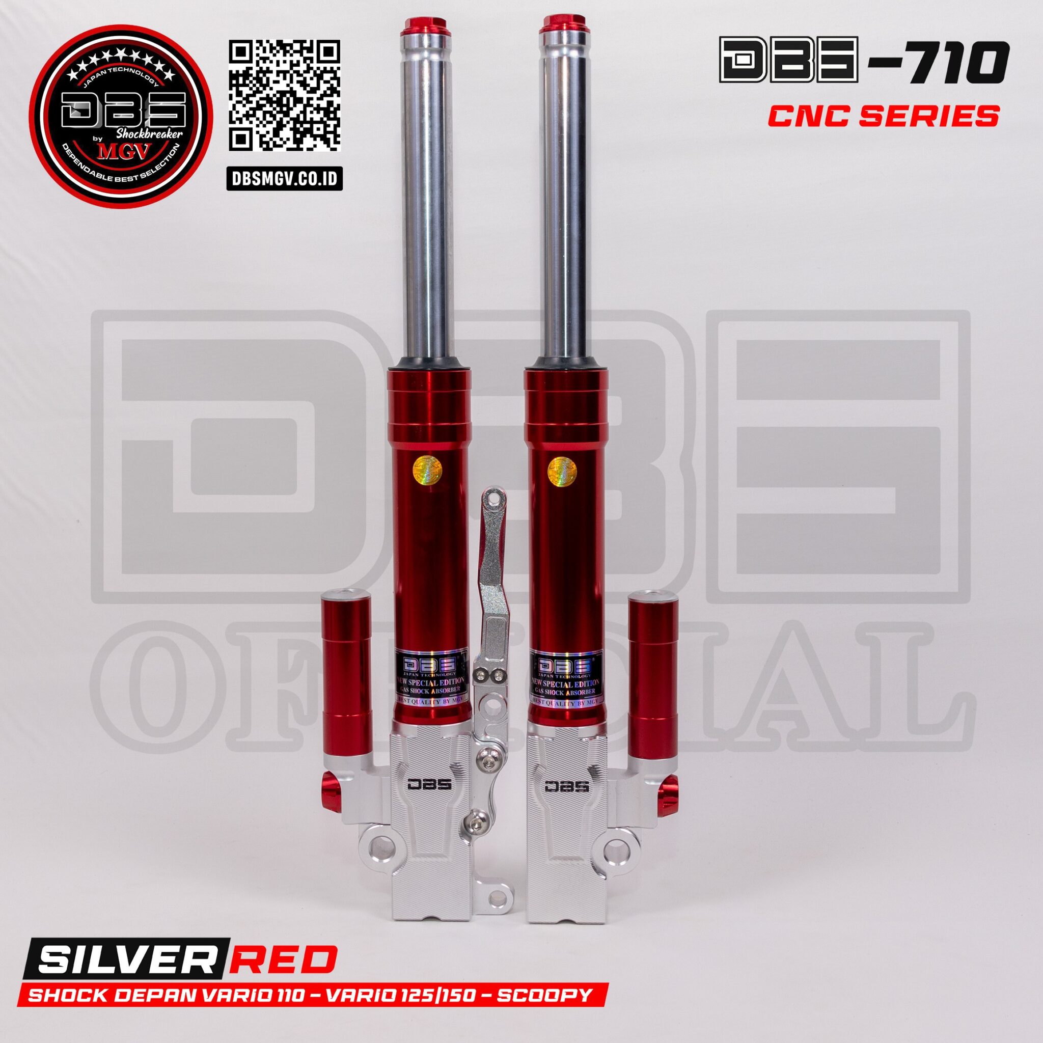 DBS 710 New Edition Shock Depan Beat Scoopy Vario Spaci Genio - DBS by MGV | Racing Suspension