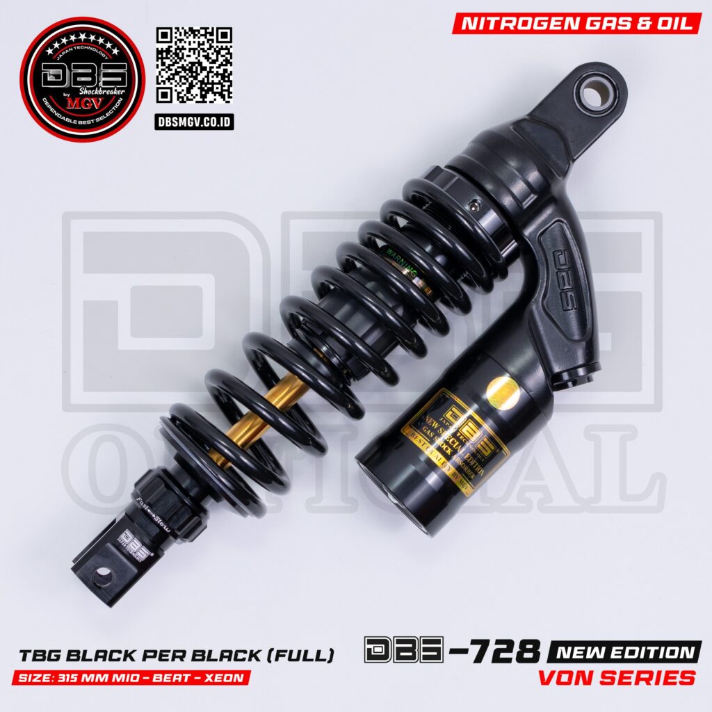 DBS 728 Von Series Shock Belakang Mio Beat Scoopy Genio Fazzio VarioFi Vario125/150 Xeon MioM3 ...