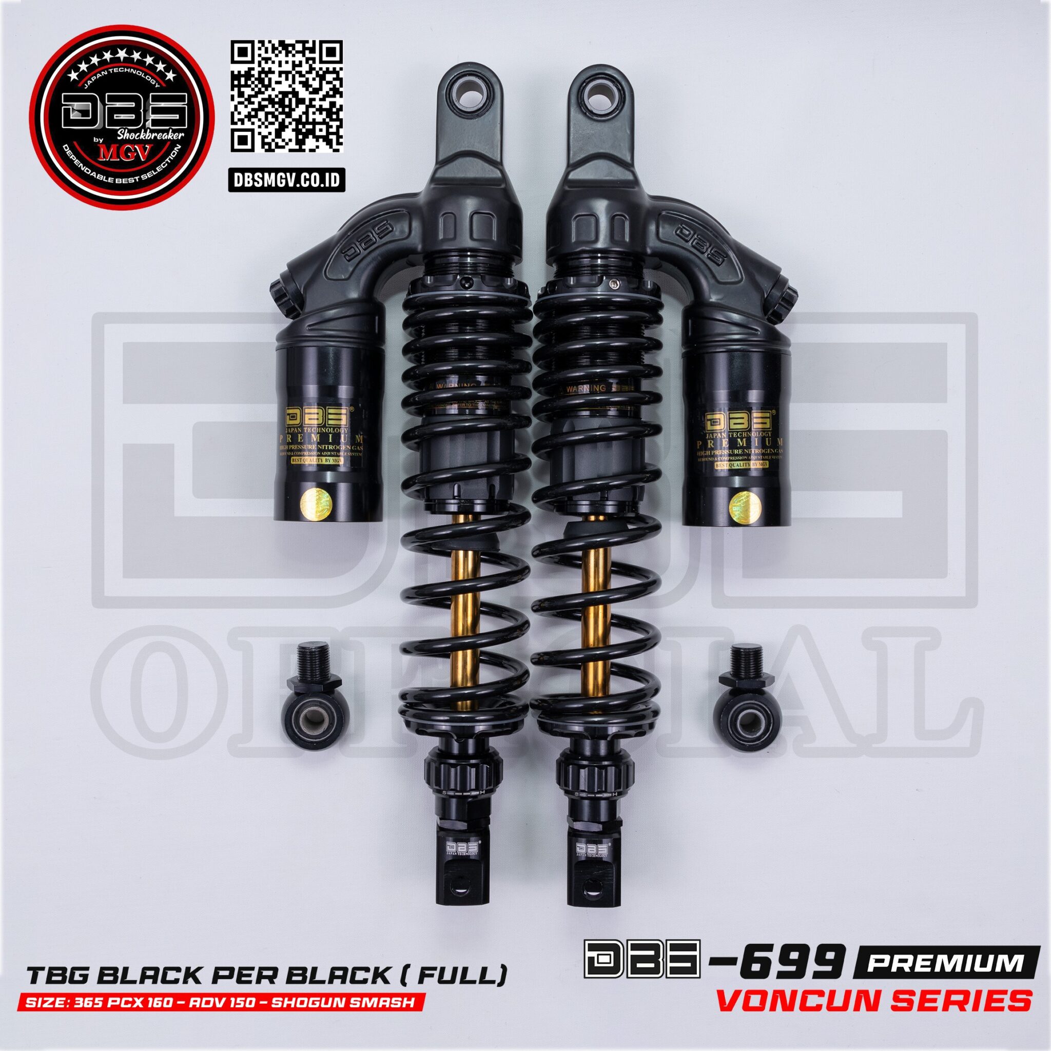 DBS 888 PREMIUM ADJUSTABLE SYSTEM HONDA ALL NEW PCX 150 PCX 2018 345MM ...