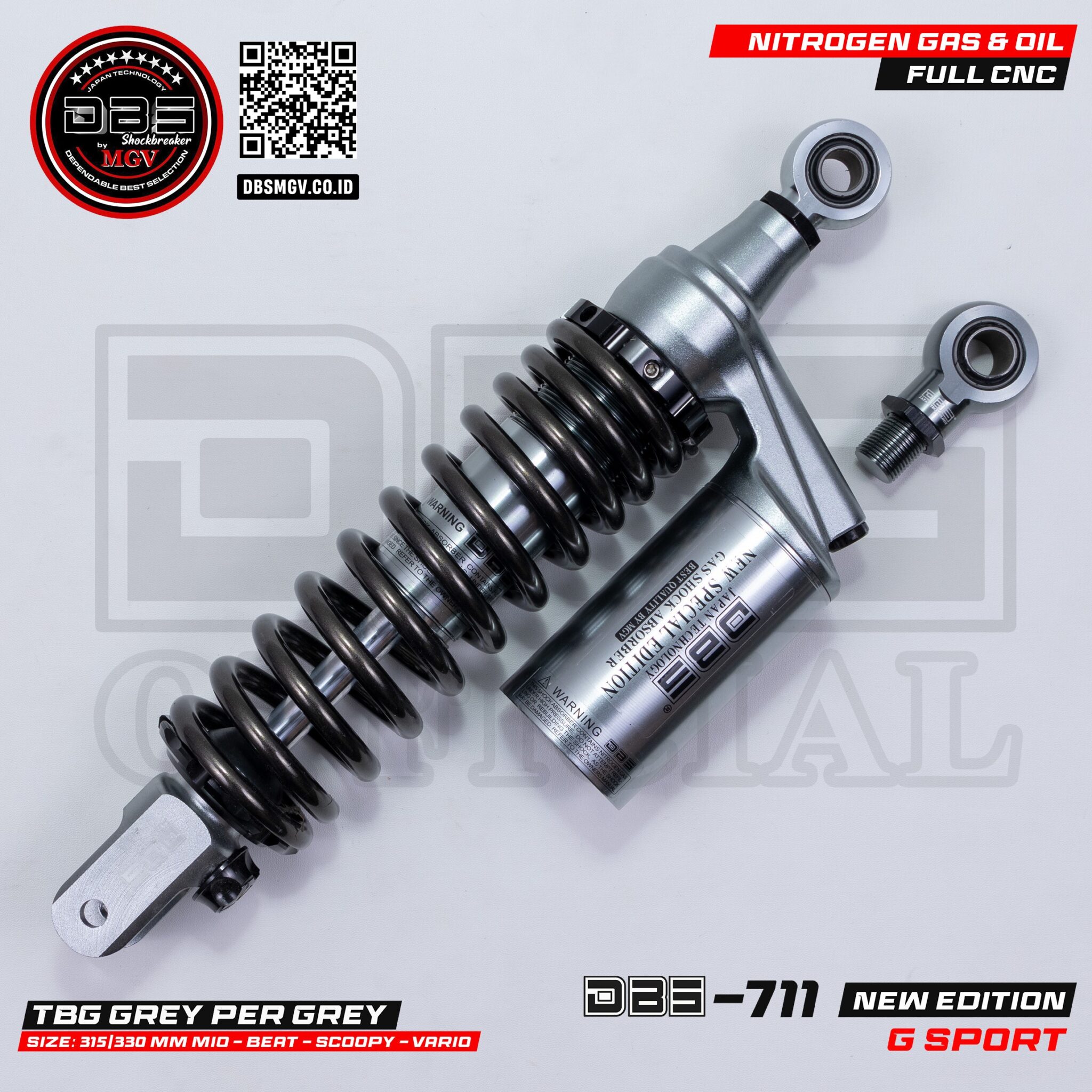 DBS 711 G Sport NEW Edition Shock Belakang Mio Beat Scoopy Genio Fazzio ...