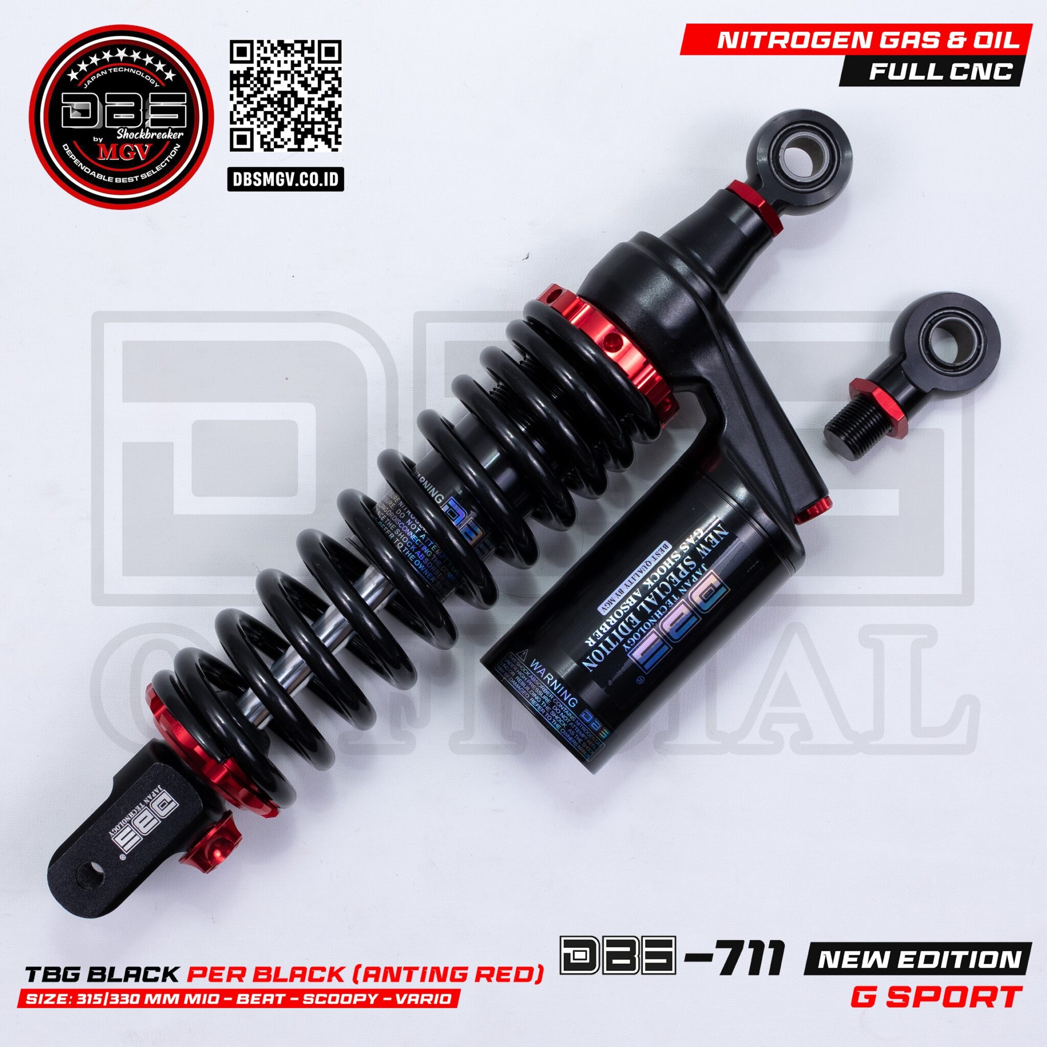 DBS 711 G Sport NEW Edition Shock Belakang Mio Beat Scoopy Genio Fazzio ...