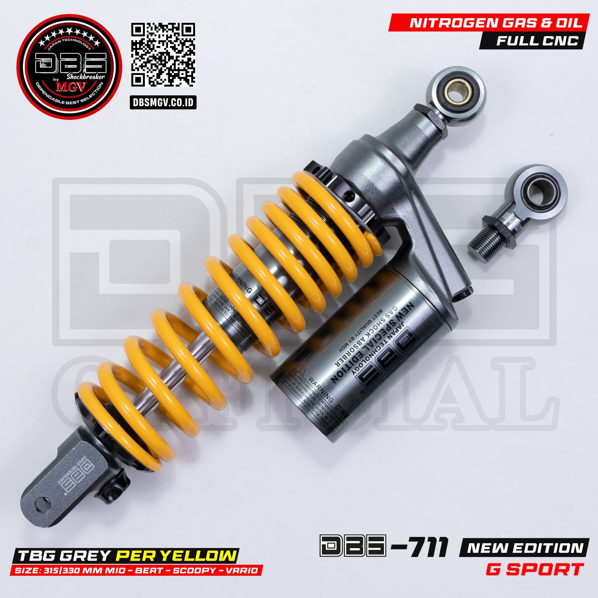 DBS 711 G Sport NEW Edition Shock Belakang Mio Beat Scoopy Genio Fazzio ...