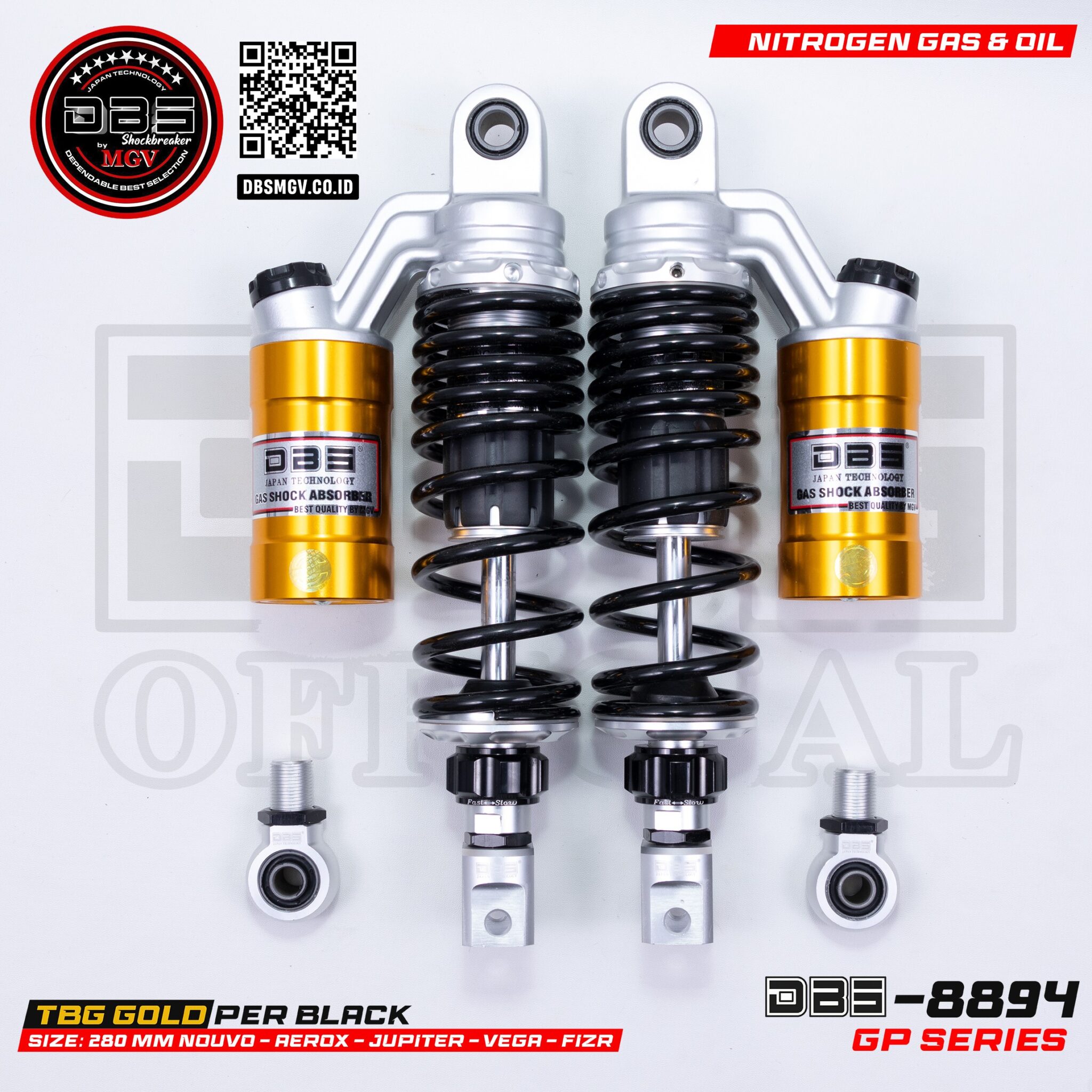 DBS 8894 Gp Series Shock Belakang Nmax Old Pcx150 Aerox155 NmaxNew/2020 ...