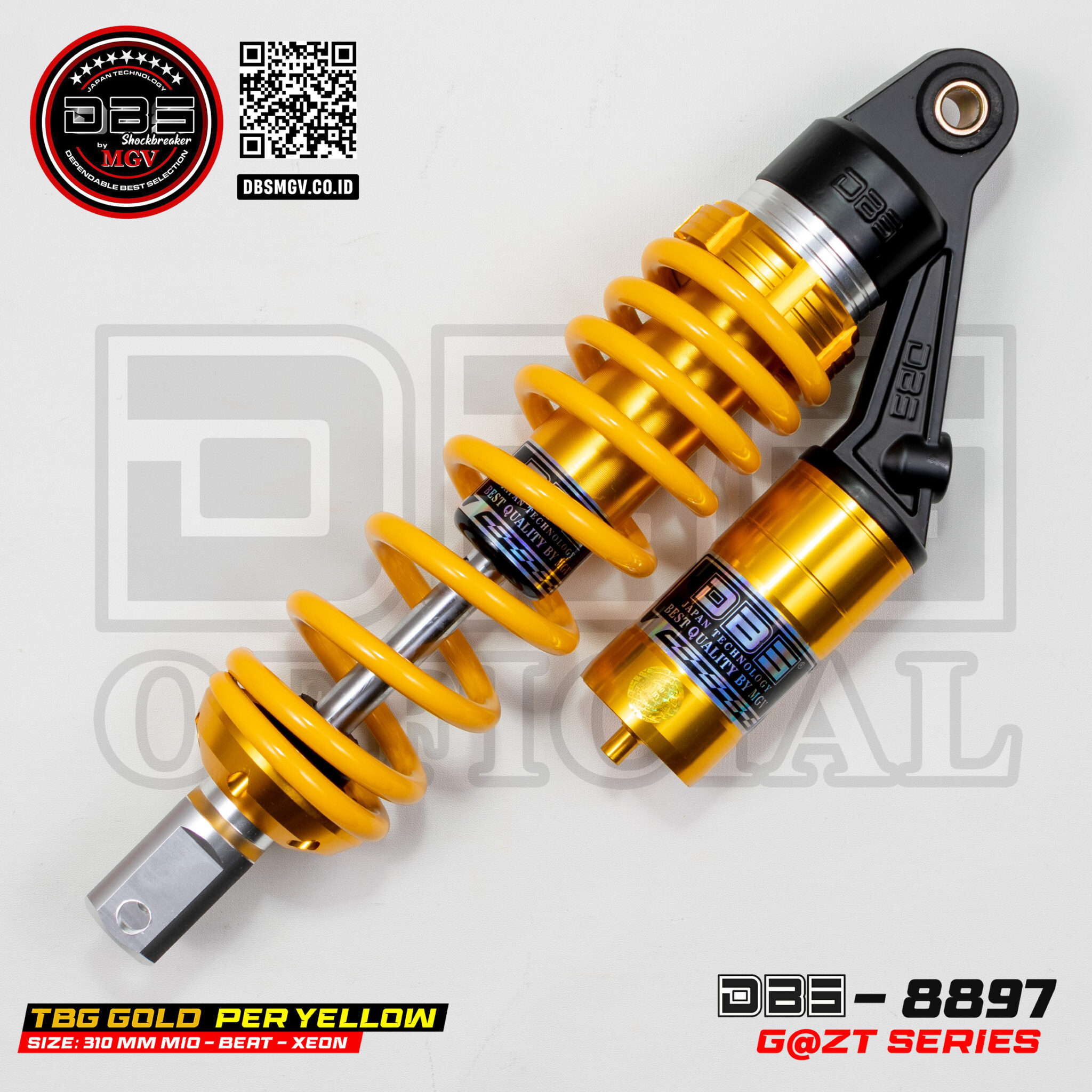 DBS 8897 Gazi Series Shock Belakang Mio Beat Scoopy MioJ MioM3 MioSoul ...
