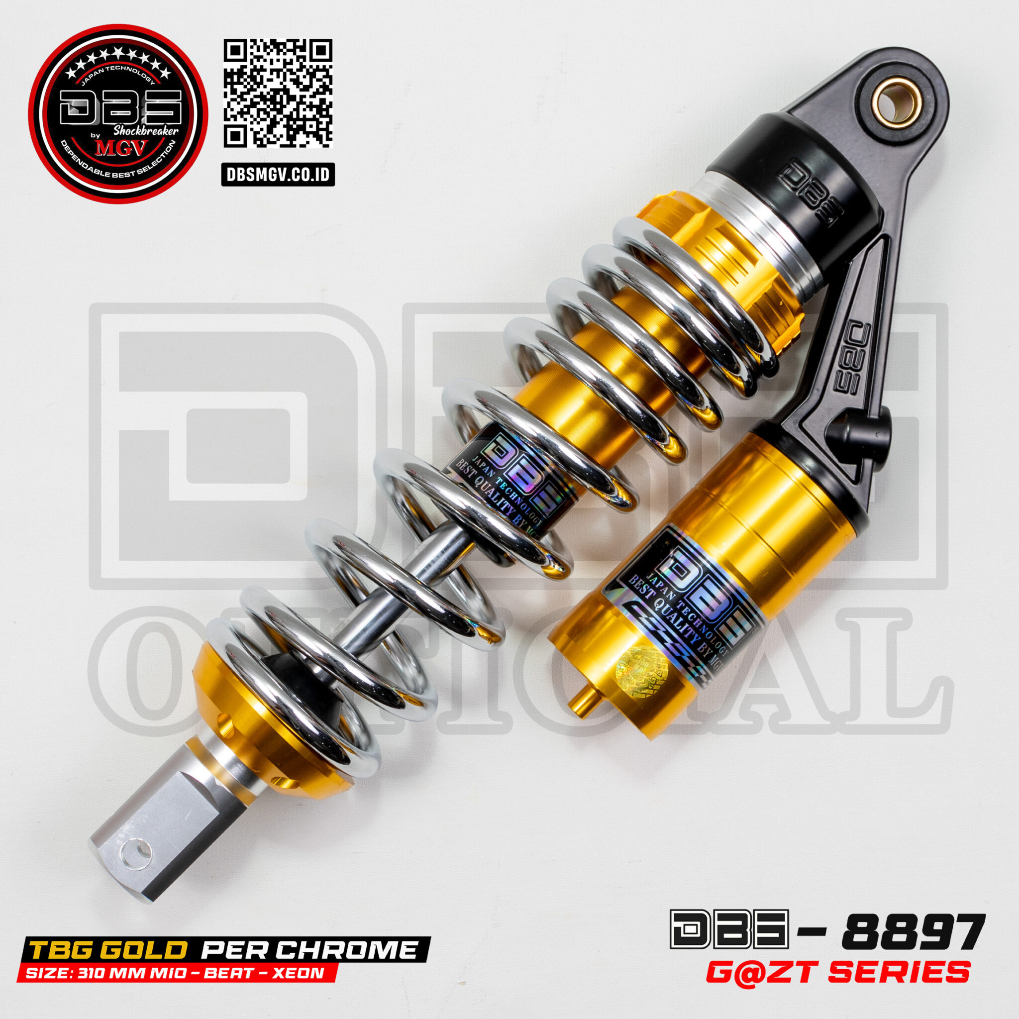 DBS 8897 Gazi Series Shock Belakang Mio Beat Scoopy MioJ MioM3 MioSoul ...