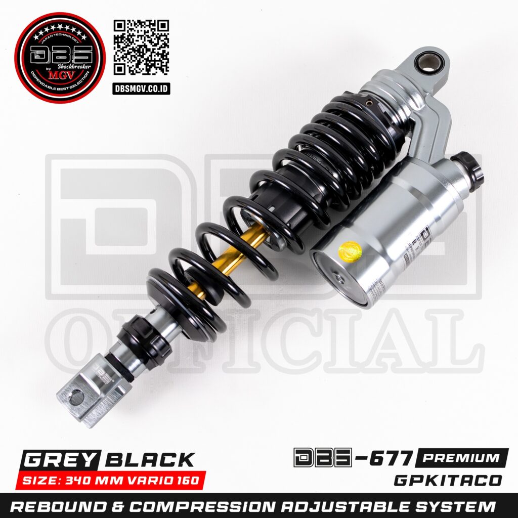 DBS 677 Gp Kitaco Shock Belakang Vario160 New 340MM - DBS by MGV ...
