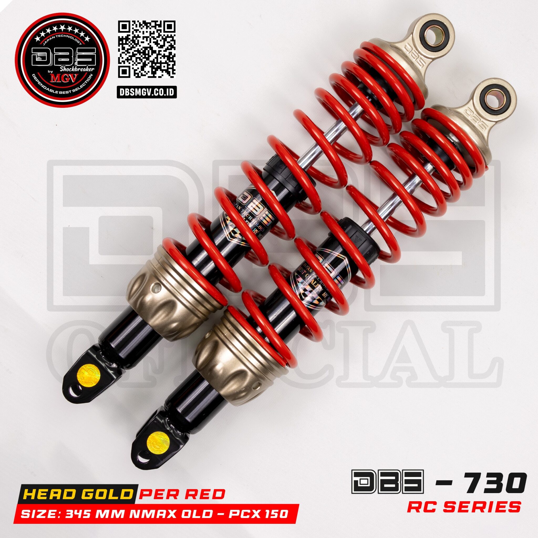 DBS 730 Rc-Series Shock Belakang Nmax New Aerox Nouvo Nmax Old Pcx150 ...