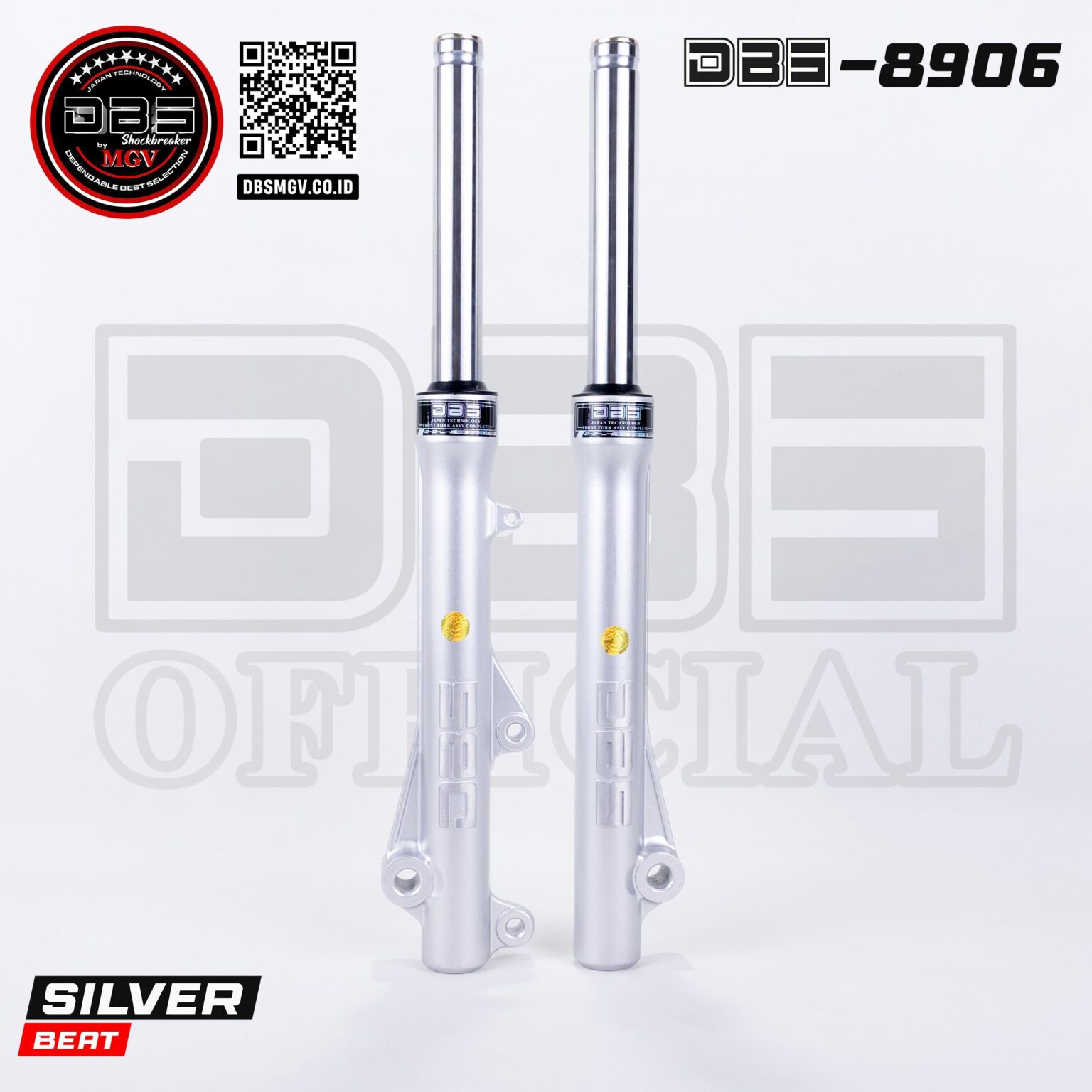 DBS 8906 Shock Depan Standar Full Set DBS Timbul Matic Beat Vario ...